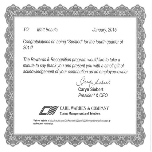 Spot award 1-2015 | PDF