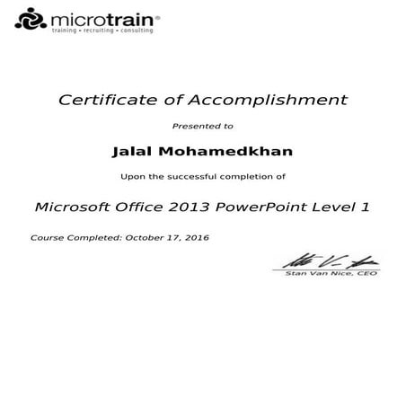 MS Office Power Point Level 1 | PDF