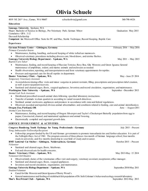 MY Resume - Shannon Kelley | DOCX | Pets