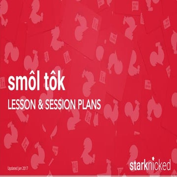 smol tok Lesson & Session Plans | PDF