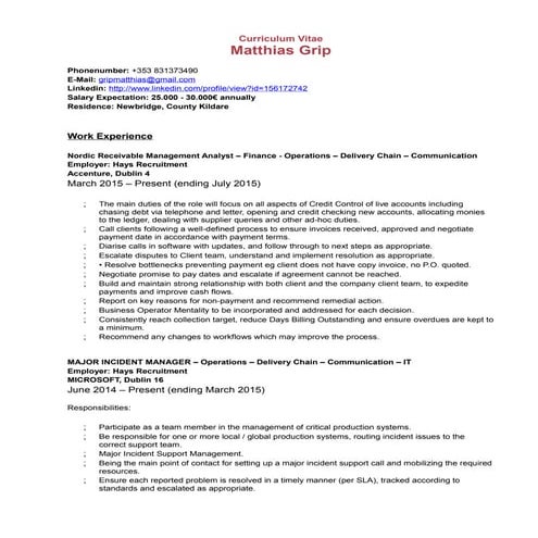 Matthias_Grip_CV_2015 | PDF