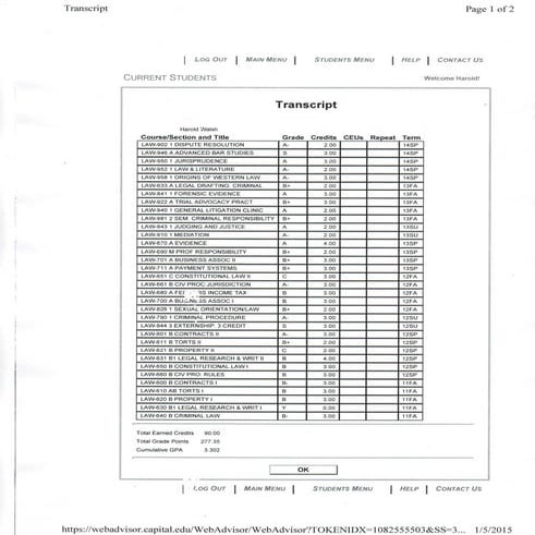 Unofficial Transcript | PDF | Documentary | Genres