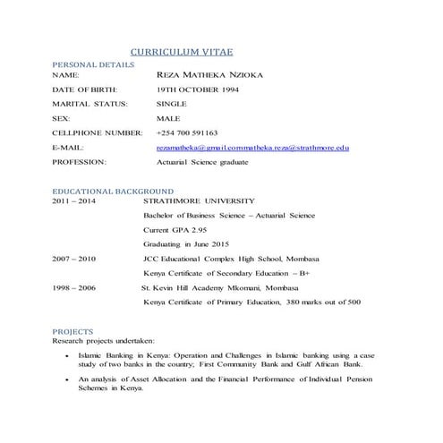 CURRICULUM VITAE1 | DOCX