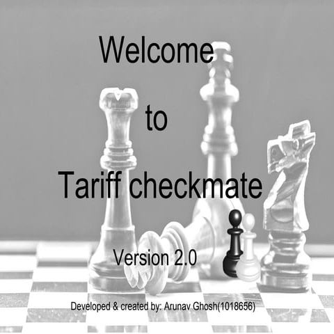 Tariff checkmate_Presentation | PPT