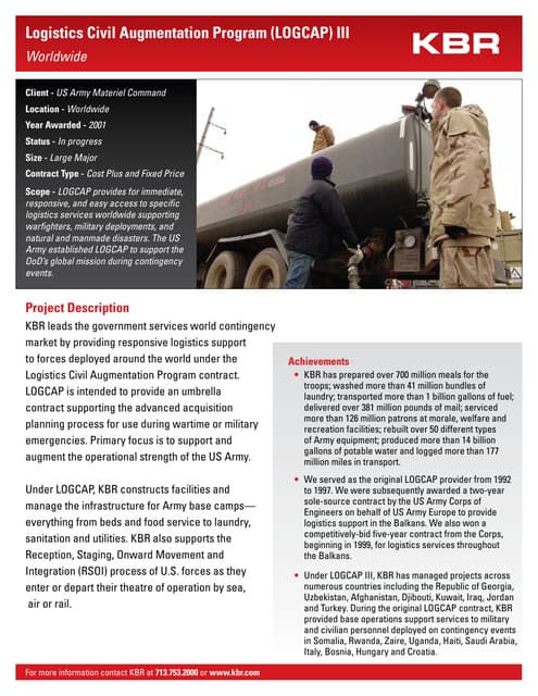 ProjectProfile_LOGCAPIII(1) | PDF