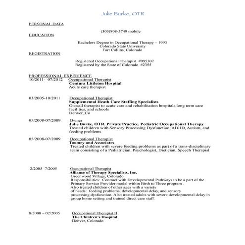 Nancy Zuill OTC Resume | DOCX