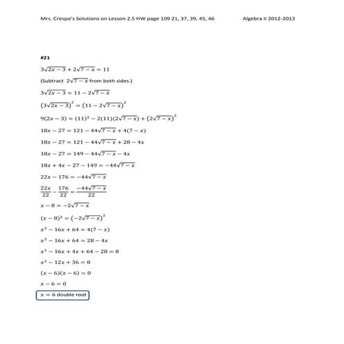 The Crespo Solution Lesson 2_5 Page 109 21_37_39_45_46 | PDF | Education