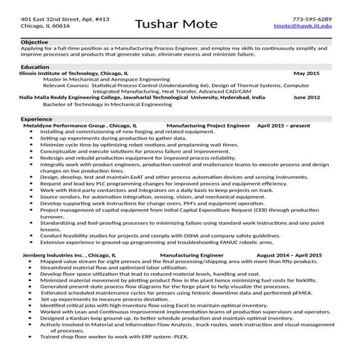 Tushar_Mote_resume | PDF