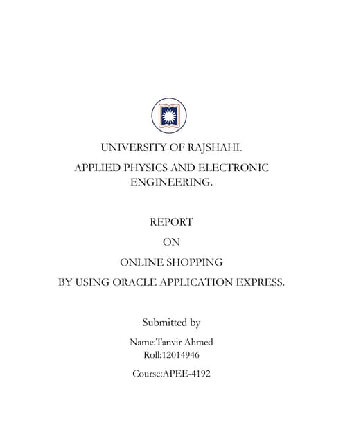 Online Book Store Project Presentation by Moin Khan & Sejda E Jannat | PPT