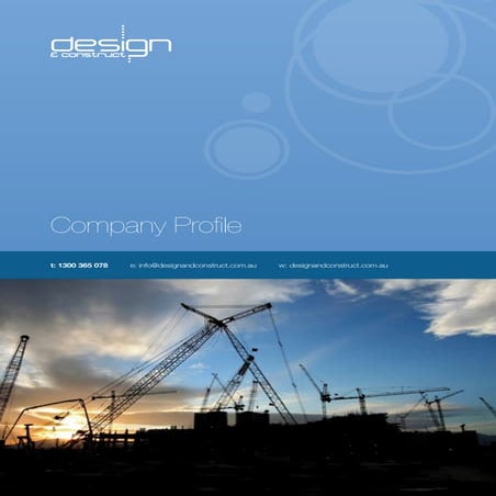 Design & Construct Company Profile | PDF