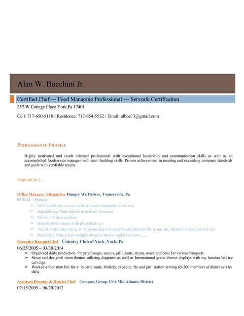 Jim resume 12-14 | PDF