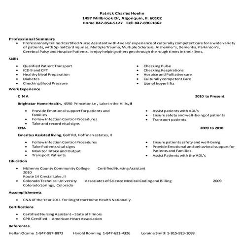 patrick Resume 3 | DOCX