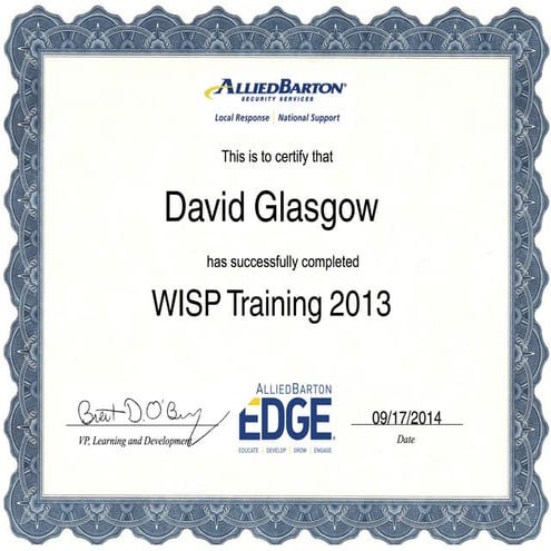 WISP Training 2013 | PPT
