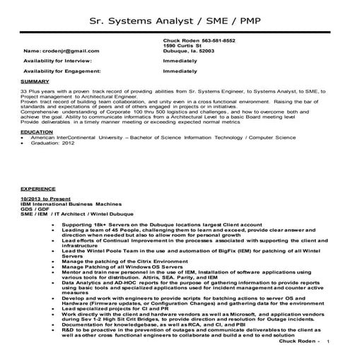 Chuck_Roden_Resume | PDF
