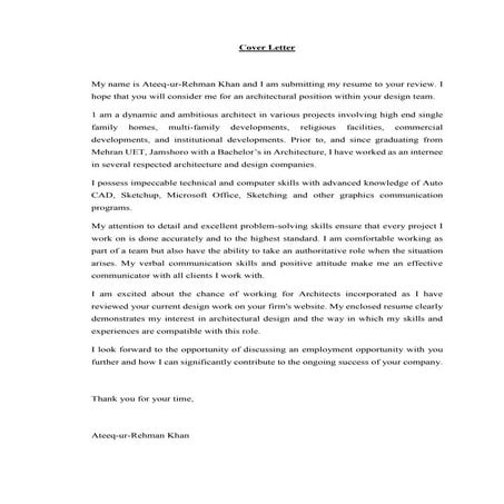 Universal Cover Letter | DOCX