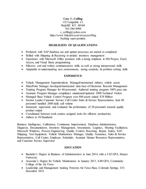 Don Chapman Resume | DOCX