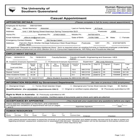 2015 Semester 1_MEC3102 | PDF | Careers