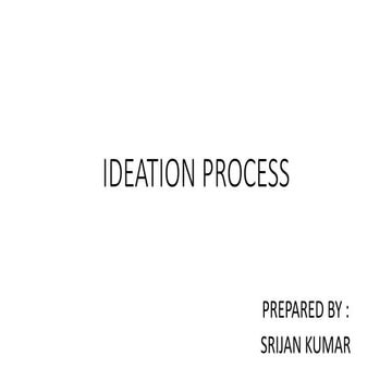 ideation process | PPT