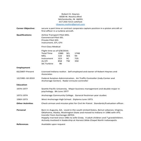 aviation_resume | PDF