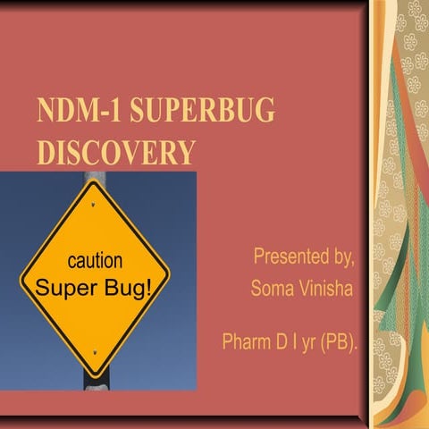NDM-1 SUPERBUG | PPT