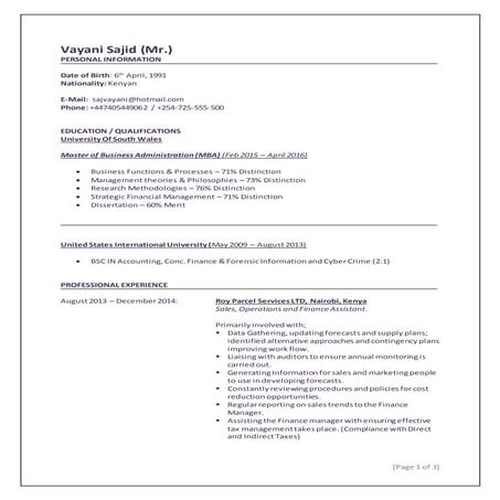 Sajid CV | DOCX