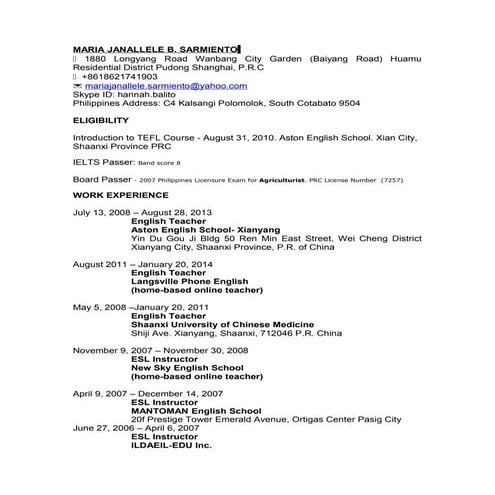 Resume | DOC