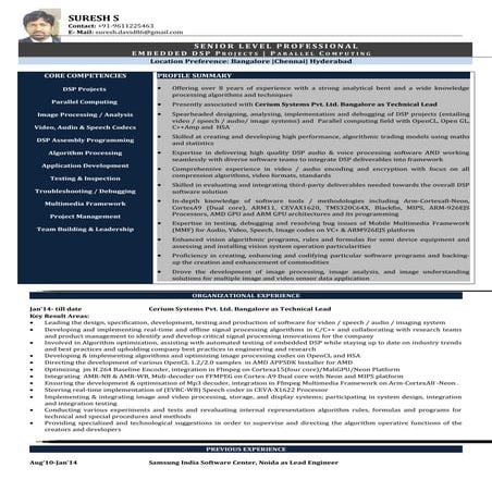 Resume_suresh_final | DOC