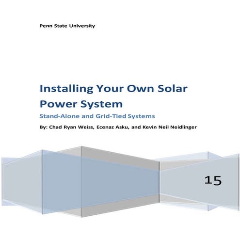 Solar Panel Installations | DOCX