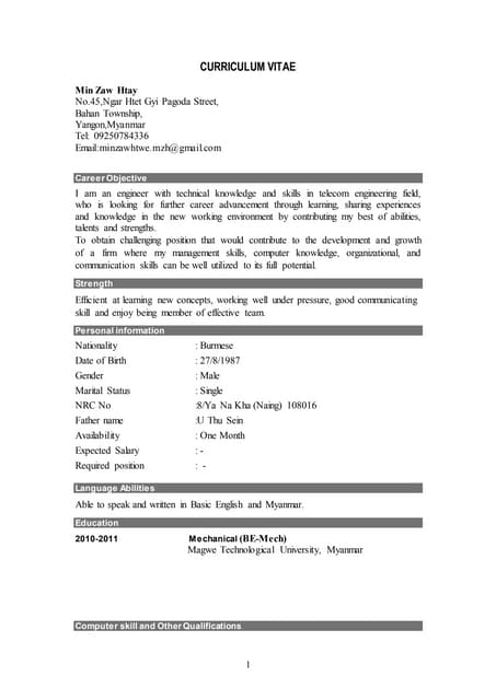 TRK CV form | DOCX