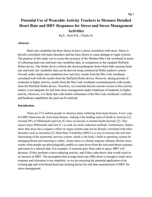 Stress detection using machine learning and iot | PPT