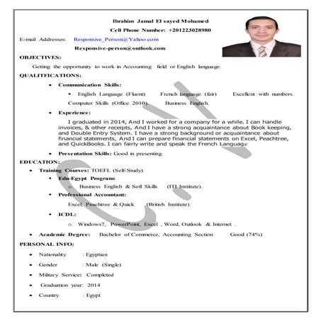 Updated CV English | DOCX | Business Accounting & Finance | Business