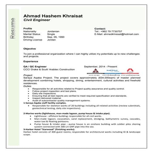 Ahmad Khraisat CV (1) | PDF
