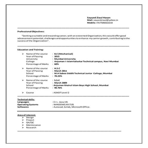 prashant resume | DOCX