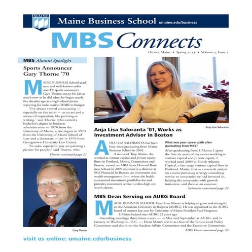 MBS-ConnectsNewsletterSrping2013 | PDF | Stocks and Bonds | Personal ...