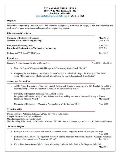 Yang (Terry) Yue's resume | PDF