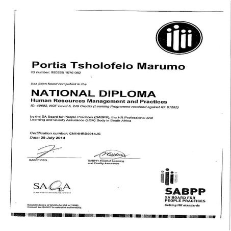 National Diploma | PDF