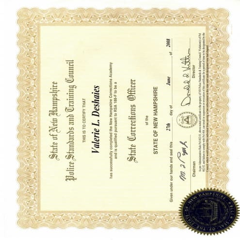 Corrections Certificate | PDF