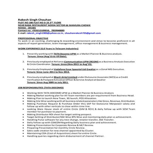 RESUME RAHUL | RTF