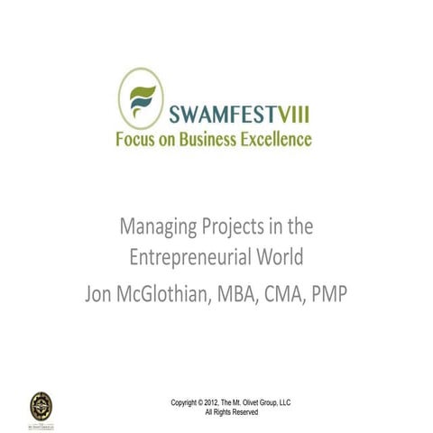 SWaMFest_-_PM_for_Entrepreneurs_v2 | PPT