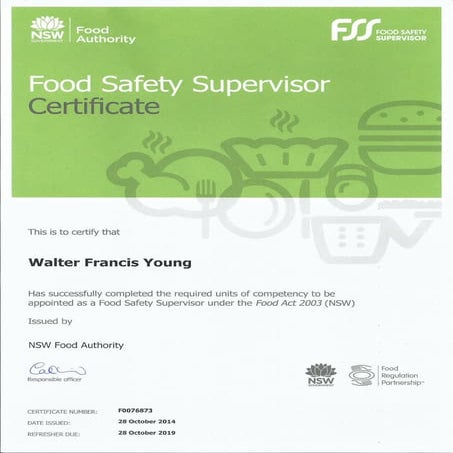 FSS Certificate | PDF