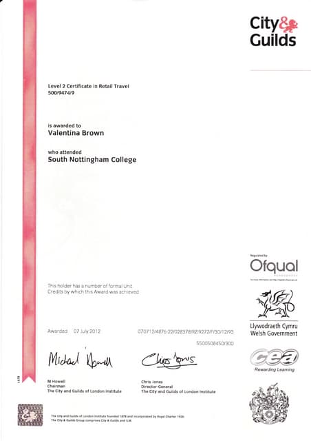 Iosh Managing Safely Certificate | PDF