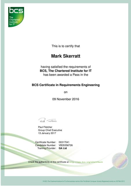 ITIL Expert v3 certificate Managing across the Lifecycle Sudir ...