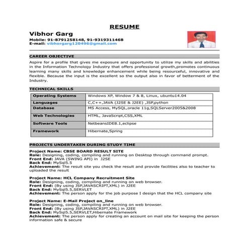 RIYA RESUME | PDF