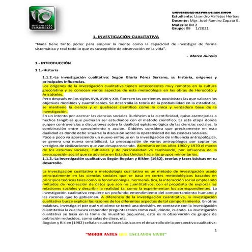 Investigación cualitativa | PDF