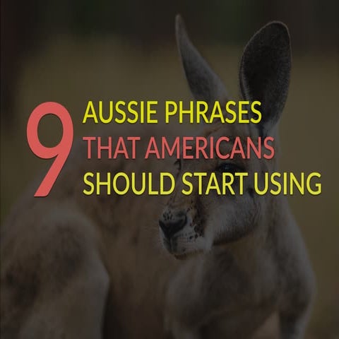 9 Aussie Phrases That Americans Should Start Using | PDF