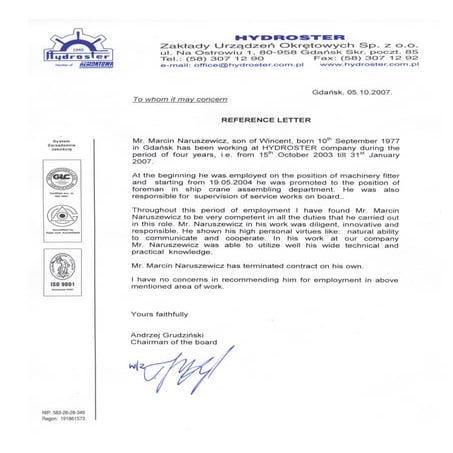 reference_letter_Hydroster | PDF