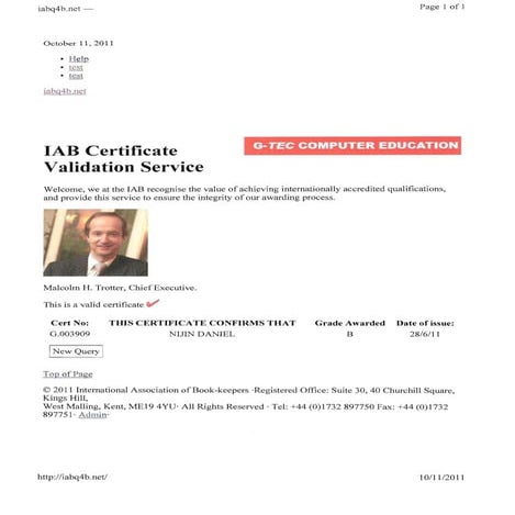 iab validation | PDF