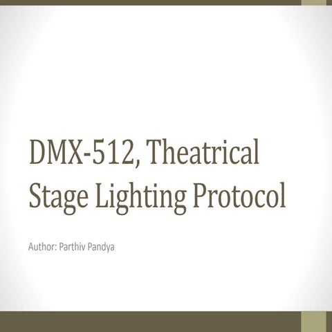 DMX-512 | PPTX