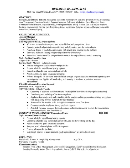 Marcia Parke Resume | PDF