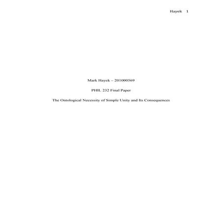 PHIL 232 Final Paper | DOC